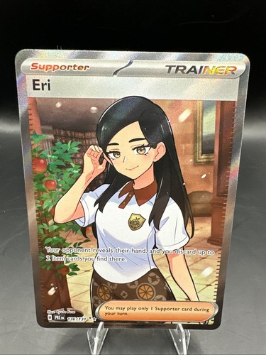 Pokémon TCG Prismatic Evolutions Eri Full Art Trainer Ultra Rare 136/ ...