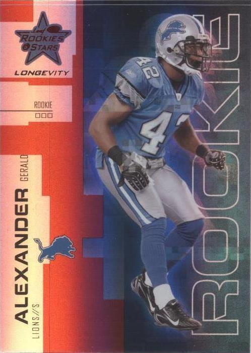 2007 Leaf Rookies & Stars Longevity - Rookie Gerald Alexander #150 Ruby ...
