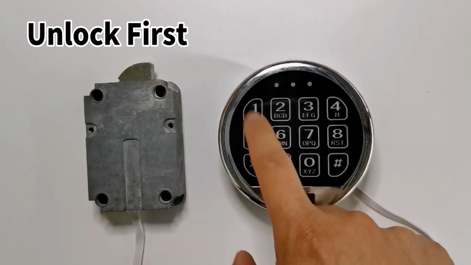 Stack-On Elite Lock Gun Safe Lock Replacement LED Keypad Chrome With ...