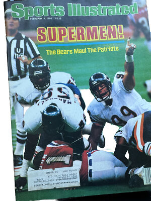 Sports Illustrated Feb. 3, 1986 Supermen! Bears Mail Patriots Super ...