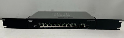 CISCO SG300-10MPP 10 PORT GIGABIT POE+ MANAGED ETHERNET SWITCH 8 PORTS ...