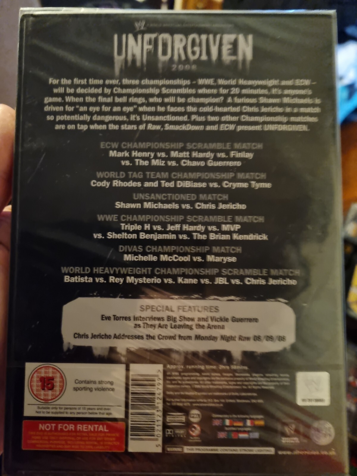 WWE - Unforgiven 2008 (DVD, 2009) for sale online | eBay UK