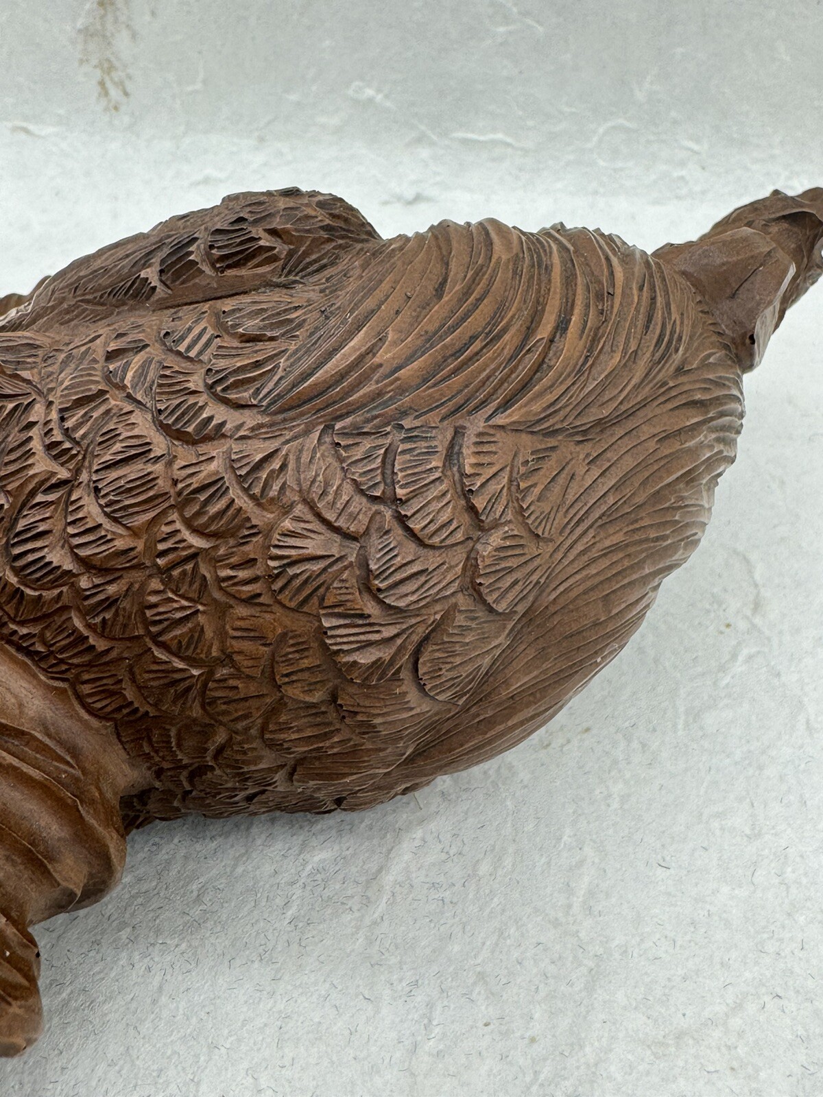 Red Mill Rooster Pecan Shell Sculpture / Wooden Rooster Figurine 7 ...