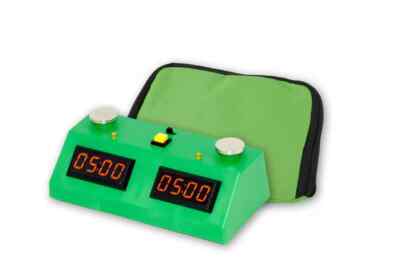 ZMart Fun II Digital Chess Clock - GREEN/GREEN with Wedge Bag | eBay