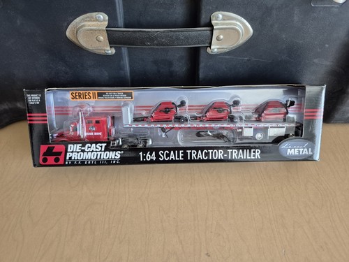 DCP 1:64 International Semi Tractor And Wilson Flatbed Trailer. Bush ...