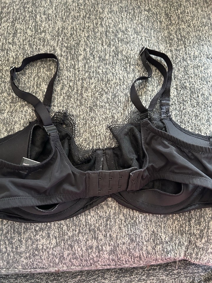 Victorias Secret Dream Angels Black Sequin Lace PushUp W/ Out Padding ...