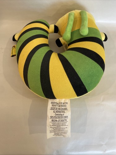 Critter Piller Neck Pillow Head Support Travel Caterpillar Plush | eBay