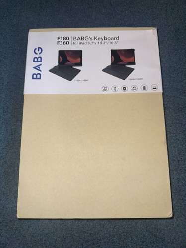 BABG iPad Keyboard Case for iPad 9.7", 10.2", 10.5" 688209841350| eBay