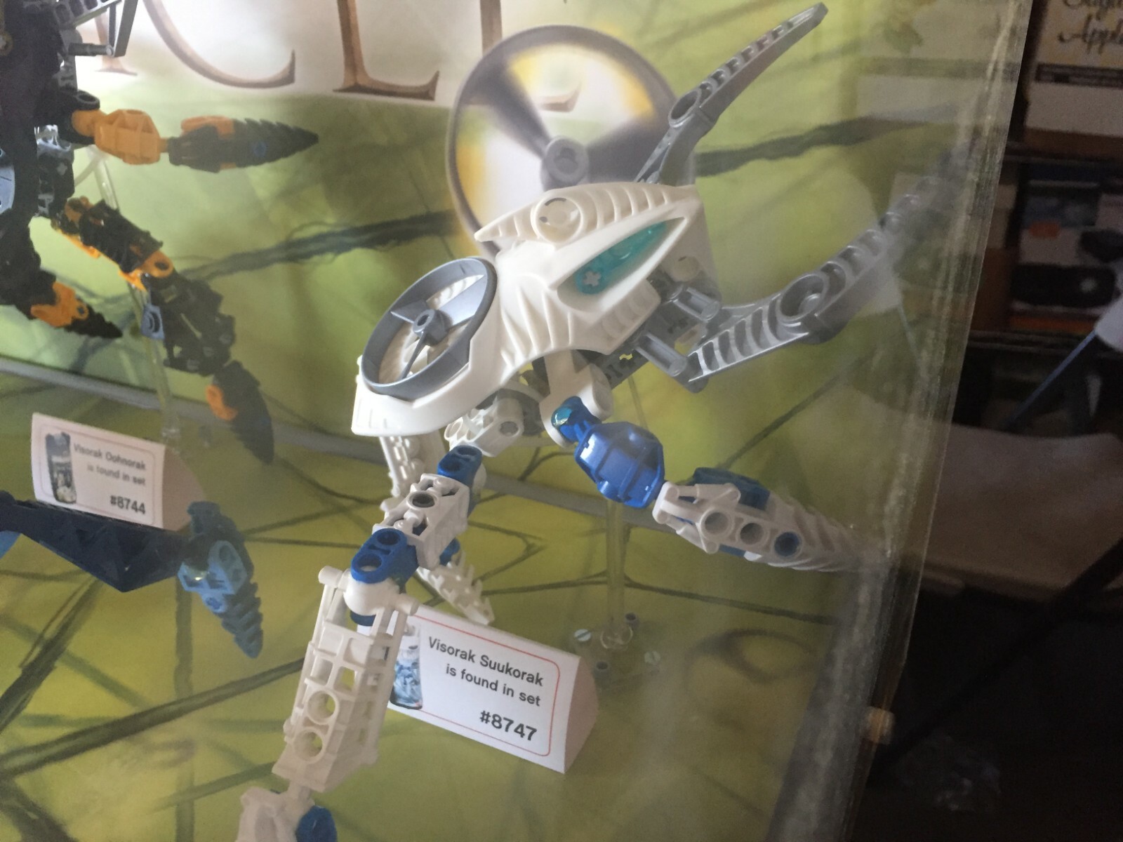 LOT OF 6 LEGO BIONICLE VISORAK STORE DISPLAY | eBay