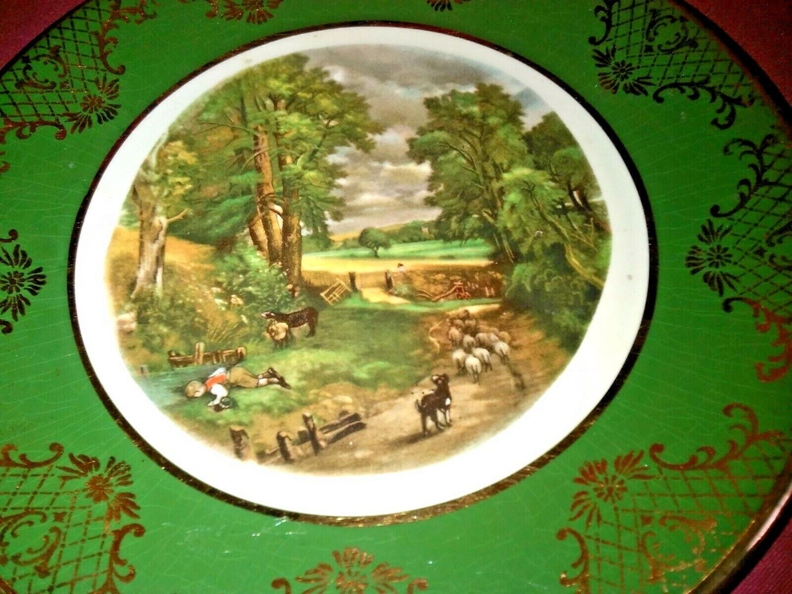 Royal Falcon Ware, Weatherby Hanley England, Side Plate Countryside 2 ...