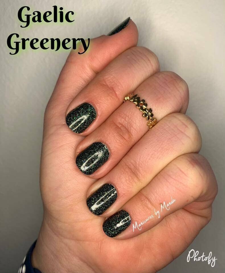 Color Street Nail Strips Gaelic Greenery FREE Shipping | eBay