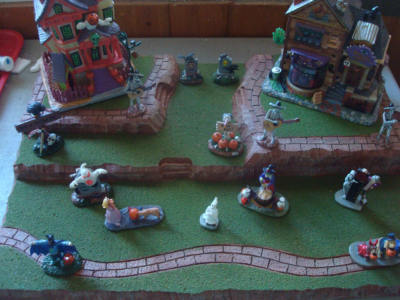 Halloween/Thanksgiving/Easter/Spring/Fall Village Display Platform Base ...