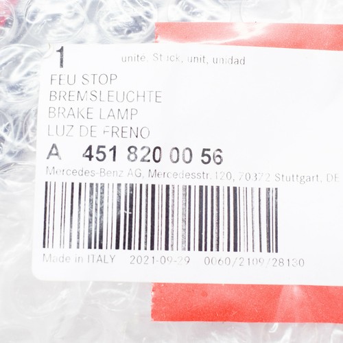 OEM SMART FORTWO COUPE 451 ADDITIONAL BRAKE LIGHT A4518200056 GENUINE ...