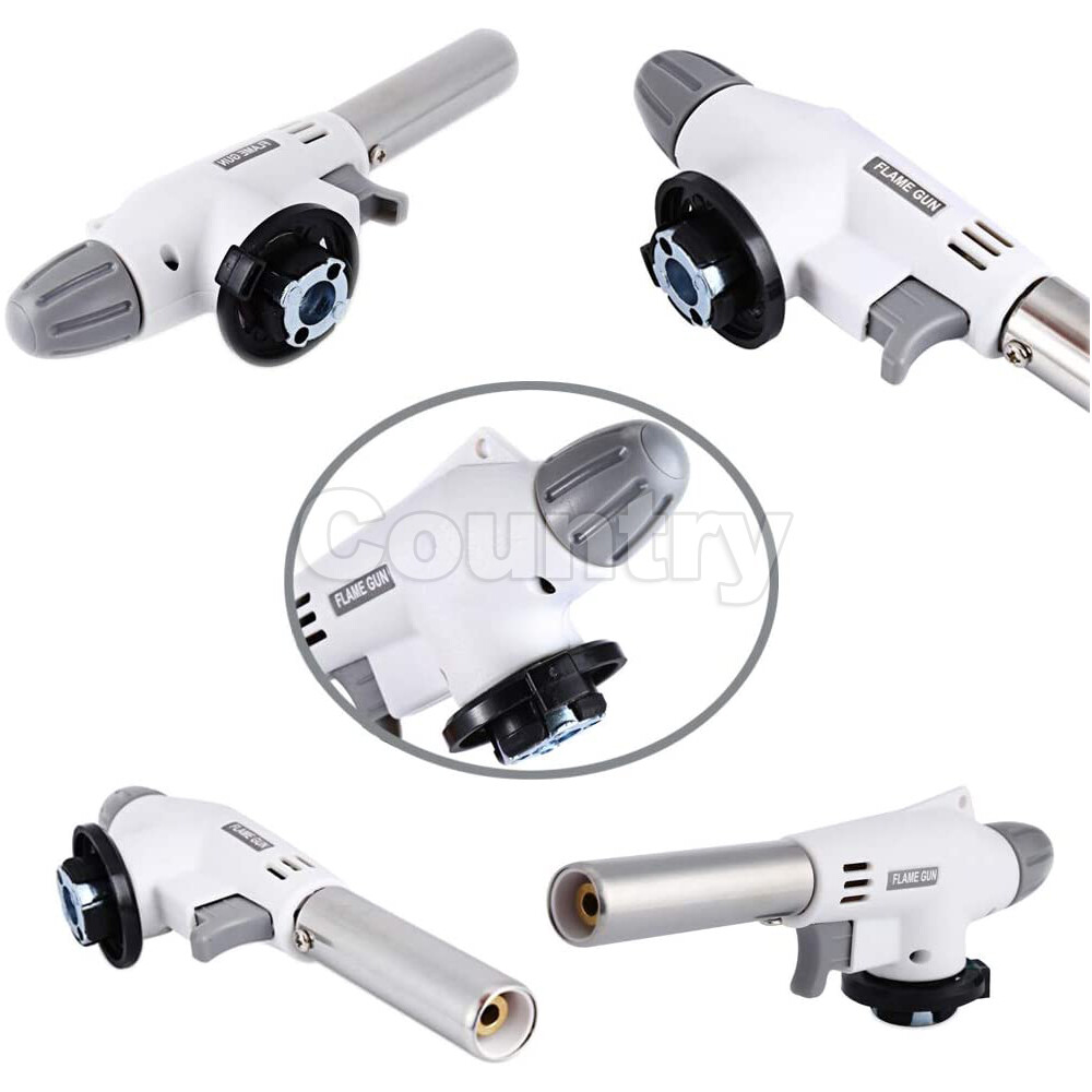 Refillable Gas Butane Blow Torch Gun Food Baking Culinary Solder DF | eBay