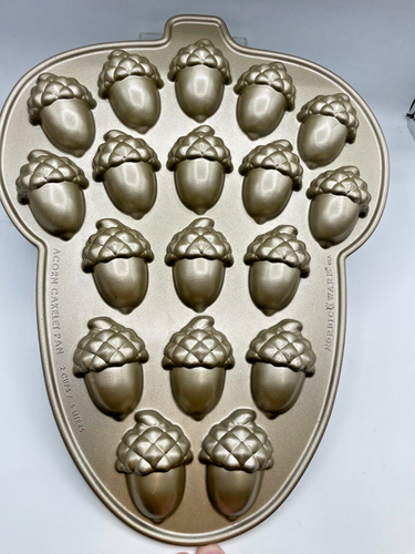 Williams Sonoma NORDIC WARE Acorn Cakelet Baking Pan Thanksgiving Fall ...