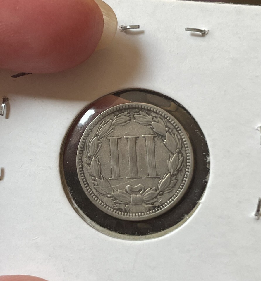 1869 3 Cent Nickel XF DETAILS FULL LIBERTY | eBay