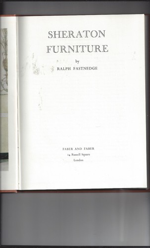 English furniture-18th century, history, design; Thomas Sheraton ...