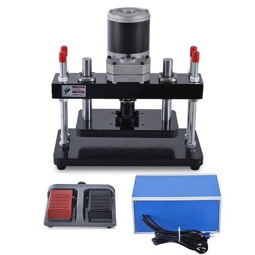 Electric Die Cutter Press Leather Flattening Machine (260*150mm ) 110 ...