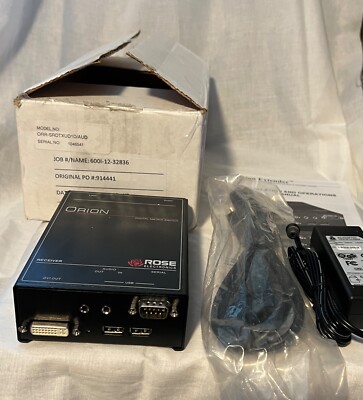 Orion ORR-SRDTXUD1D/AUD USB Receiver with Serial/Audio New in Box | eBay