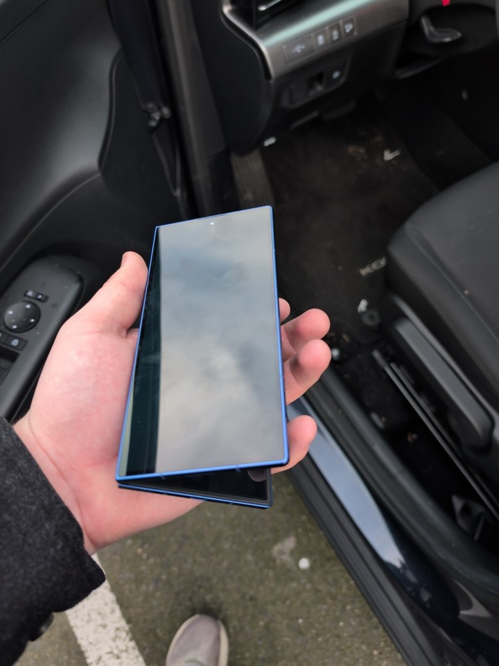 Samsung Galaxy Z Fold Blue Foldable Smartphone Triple Rear Cameras | eBay
