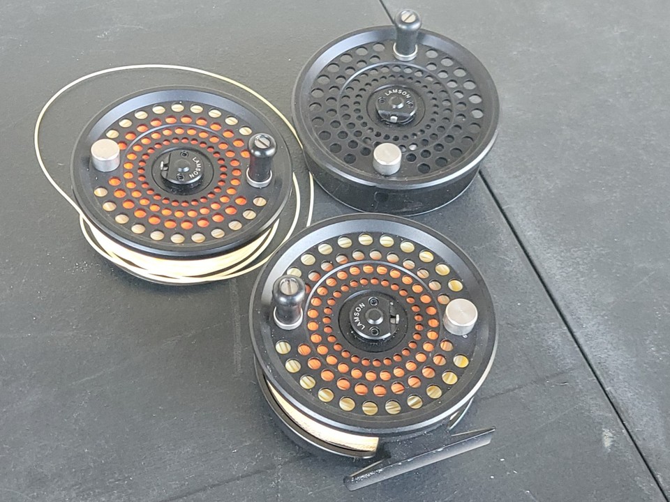 Vintage Lamson LP-3.5 Fly Fishing Reel with 2 Extra Spools | eBay
