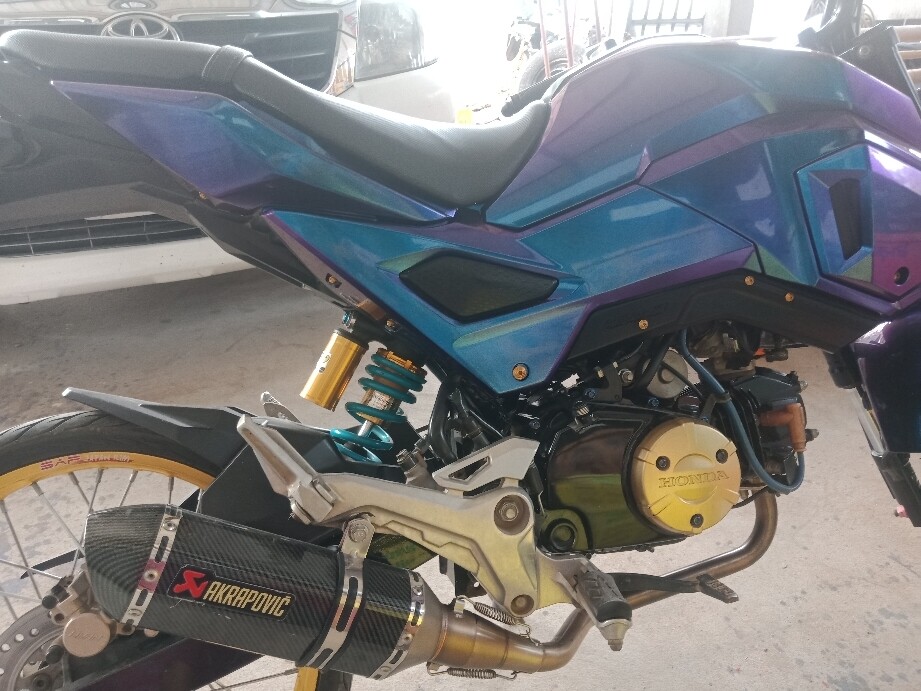 2016-2019 Honda MSX MSX125 GROM125 SF Fairing Set 3D Effect | Rear ...