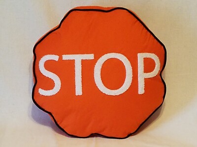 octagon Throw Pillow - 'STOP' | eBay