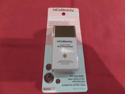 MCo Beauty Super Glow Bronzing Drops Antioxidants 30ml Tan Face bronzer ...