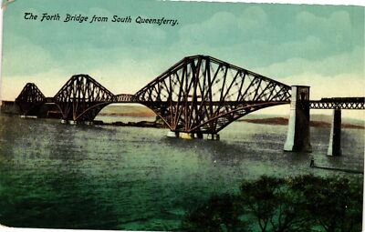 Vintage Postcard- Che Forth Bridge from South Queensferry. | eBay