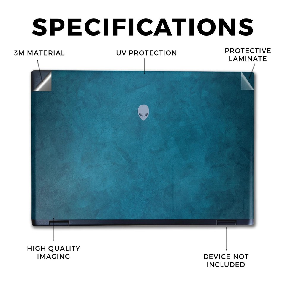 Laptop Skin Compatible with Alienware M16 R2 (2024) - Blue Strokes - | eBay