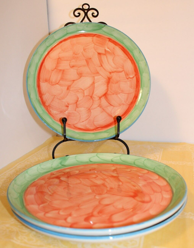 Villeroy & Boch Design Collection - SECONDS - Grn/Pink Plates 10-3/4 ...