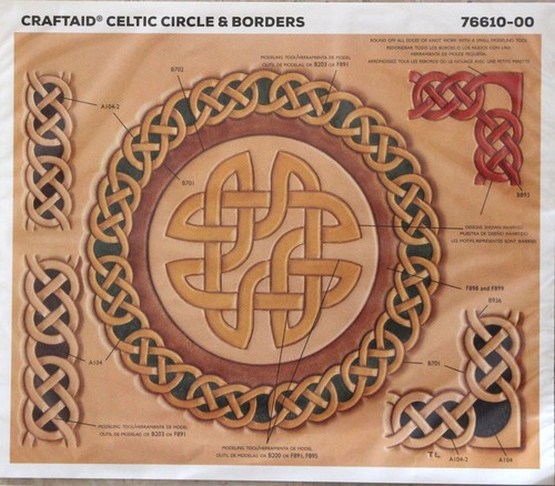 CELTIC CIRCLE & BORDER - TANDY Craftool CRAFTAID 76610-00 CELTIC CIRCLE & BORDER | eBay