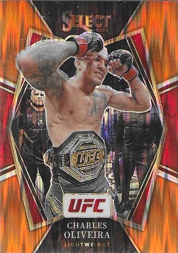 Charles Oliveira Orange Flash Select UFC 2022 (F699) | eBay