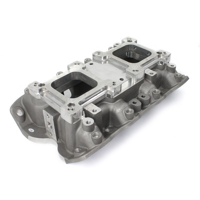 Ford 302 351C Cleveland 3V (4V w/Tongues) MidRise Twin Intake Manifold ...