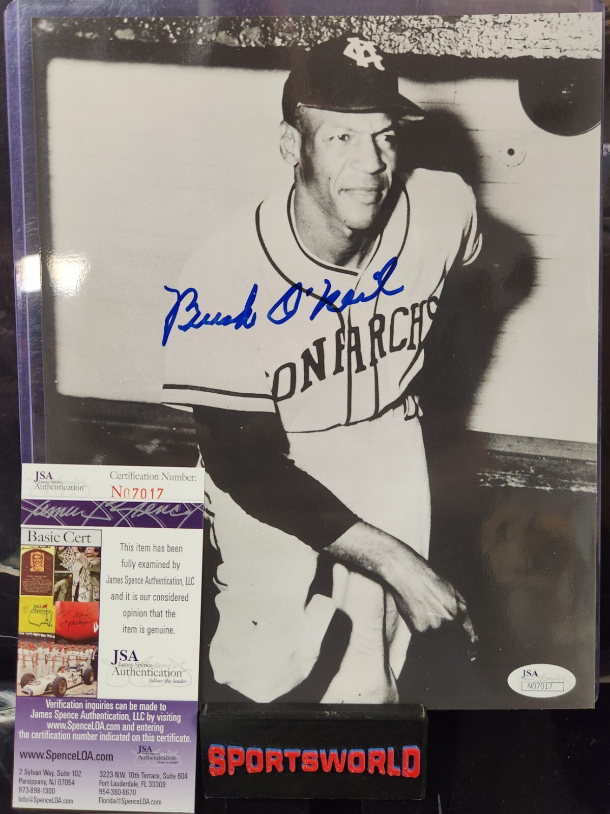 Buck O'Neil Autographed Memorabilia | Signed Photo, Jersey ...