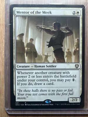 Mentor of the Meek - MTG -Commander: Phyrexia: All Will Be One #81 | eBay