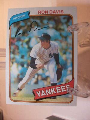 1980 Topps Baseball Card #179 Ron Davis RC (94954) | eBay