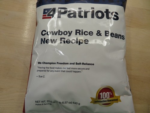 4Patriots Cowboy Rice & Beans New Recipe Food Supply Survival Food | eBay