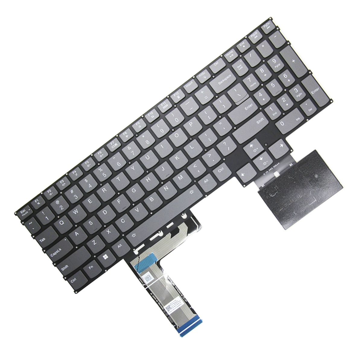 Laptop Keyboard for Lenovo Legion 7 16ARHA7 16IAH7 Gray US RGB Backlit ...