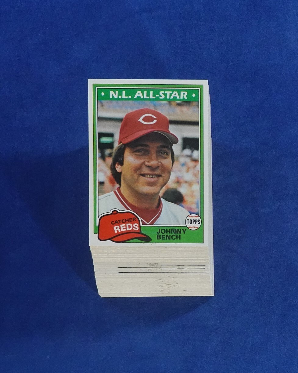 1981 TOPPS #600 JOHNNY BENCH HOF LOT OF 48 NMMT B337961 | eBay