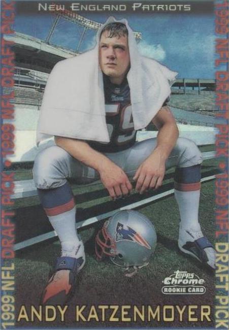 1999 Topps Chrome - 1999 NFL Draft Pick Andy Katzenmoyer #163 Refractor ...