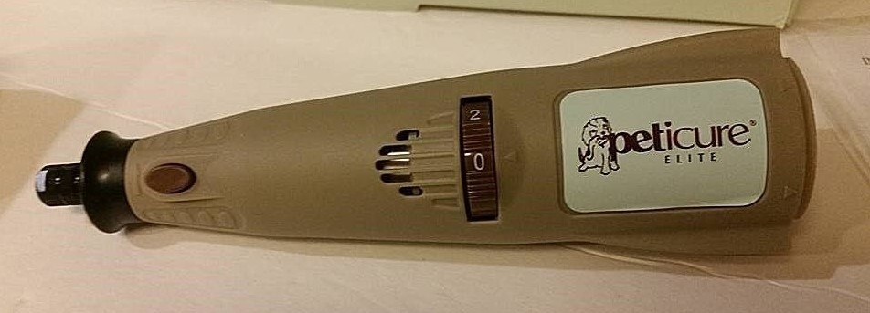 Peticure Elite Cordless 9.6v Pet Cat Dog Nail File Trimmer Grinder FREE ...