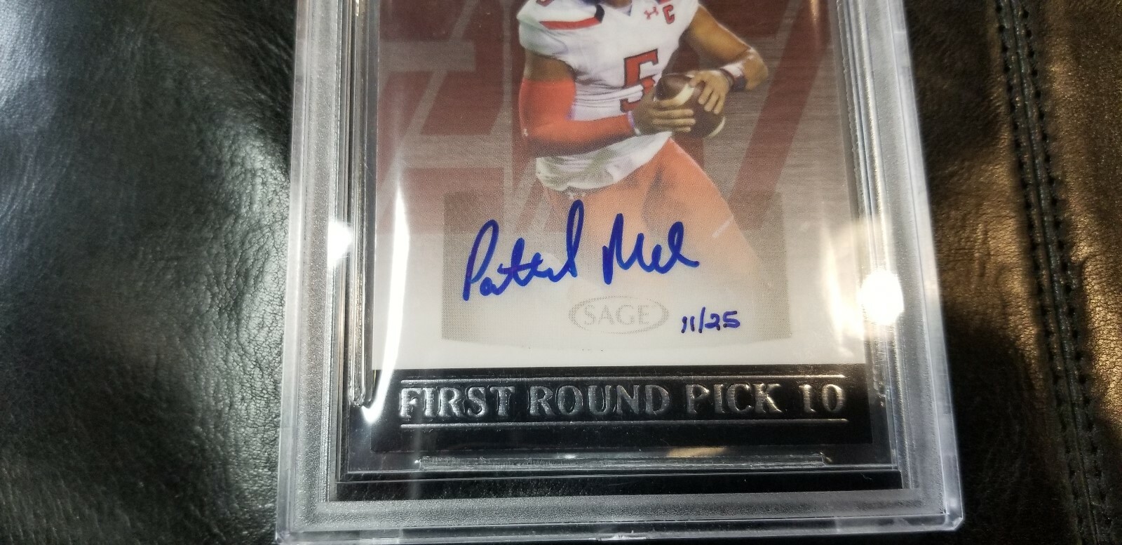 #11/25 Patrick Mahomes Auto 2017 Sage Rookie Autographs, BGS 9 MINT ...