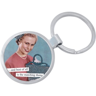 Matching Thong Keychain - Includes 1.25 Inch Loop for Keys or Backpack ...