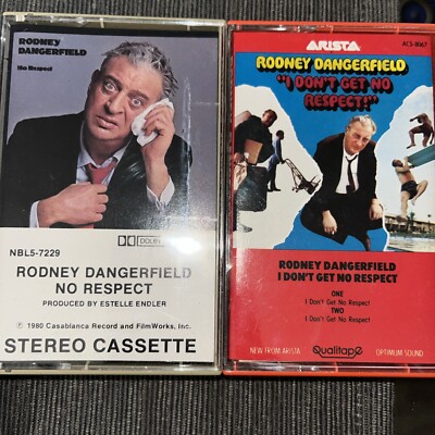 Lot Of 2 RODNEY DANGERFIELD I Don’t Get No Respect & No Respect ...