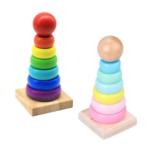 Baby Stacking Rings Toy Preschool Sensory Toy for Childrens Day ...