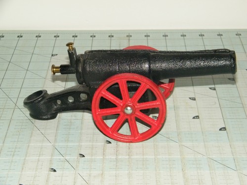 Vintage BIG BANG Cannon 6in barrel Cast Iron Light Field Gun | eBay