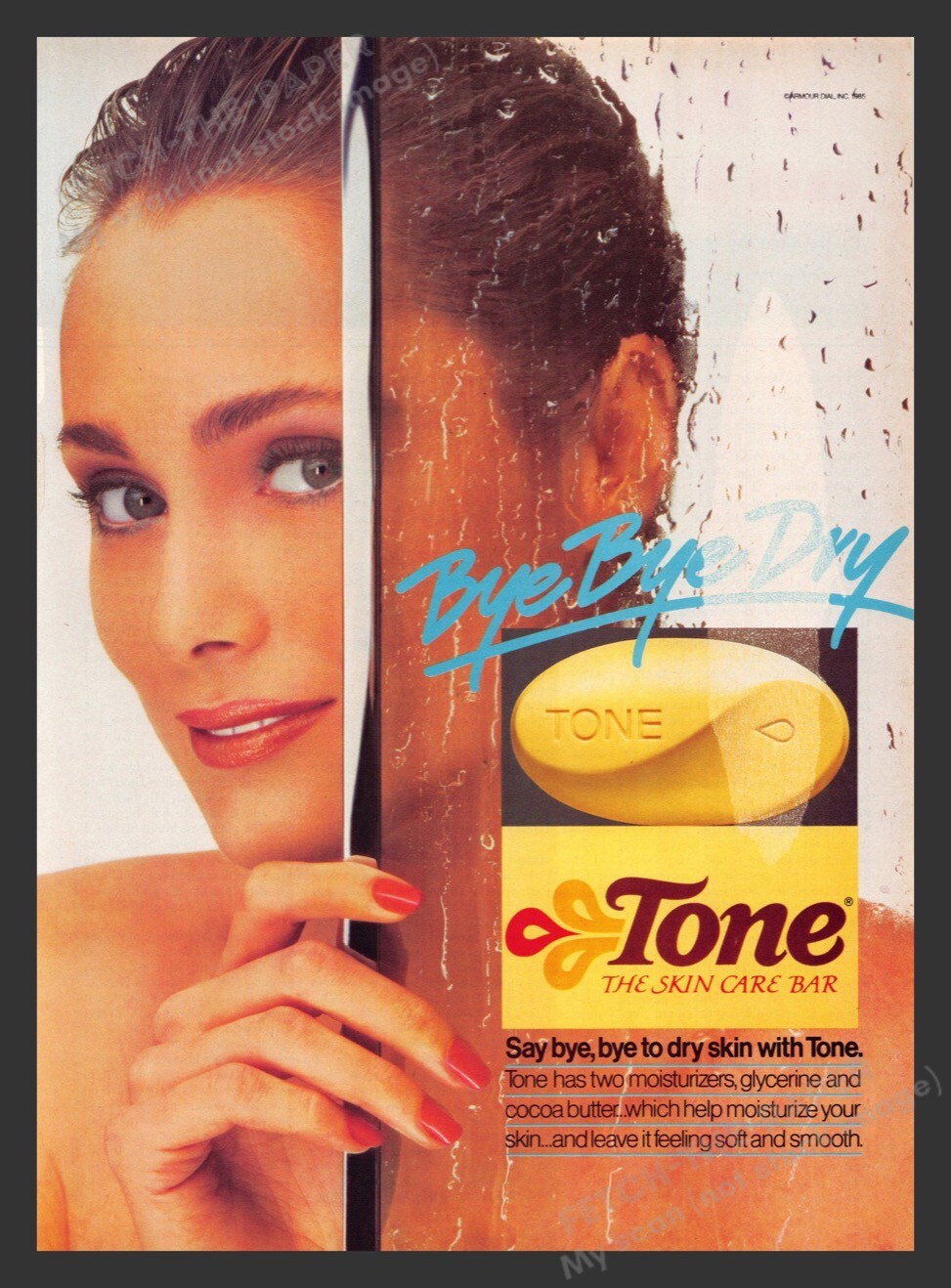 Tone The Skin Care Bar Shower 1980s Print Advertisement Ad 1984 | eBay