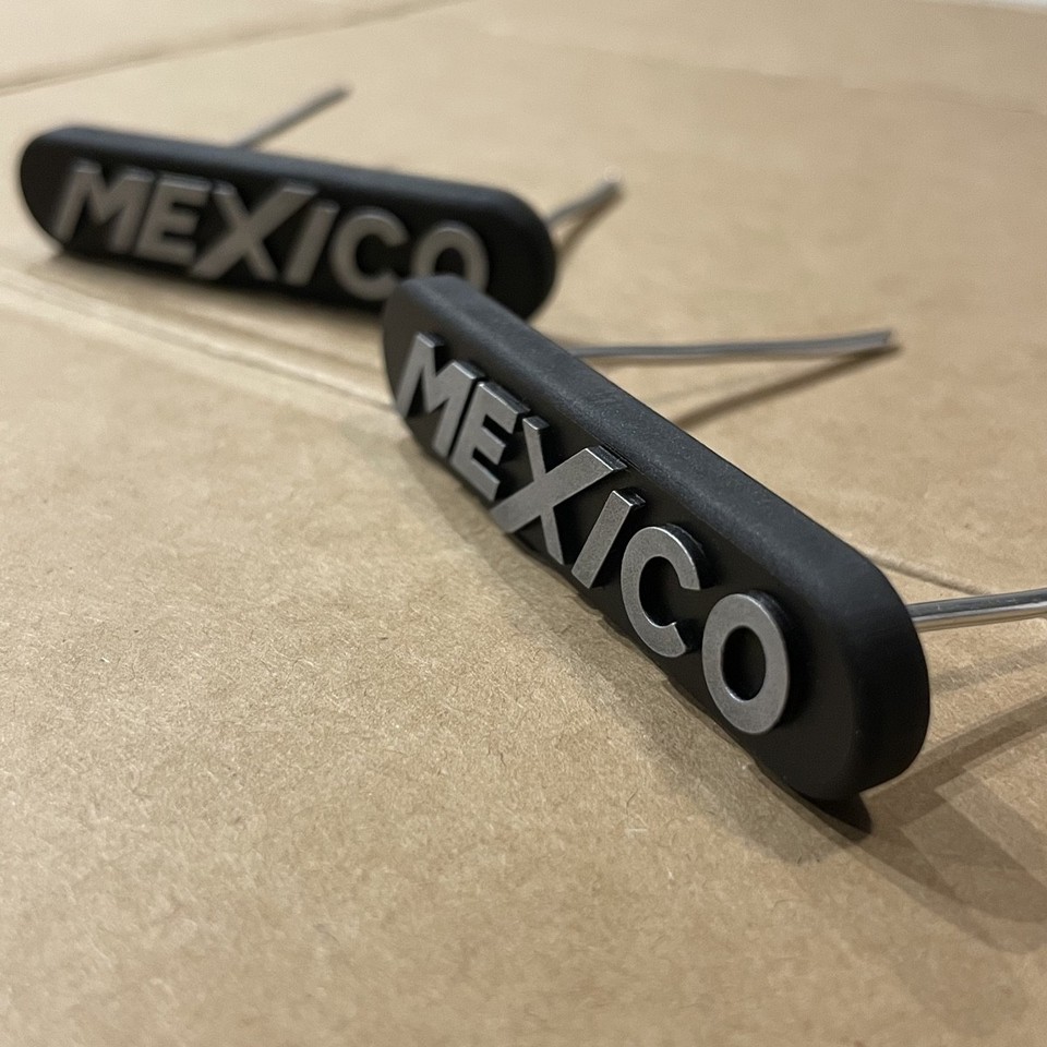 Ford Mk1 Escort Mexico Recaro Style Seat Badges (Pair) 2 Pin Mk2 Escort ...