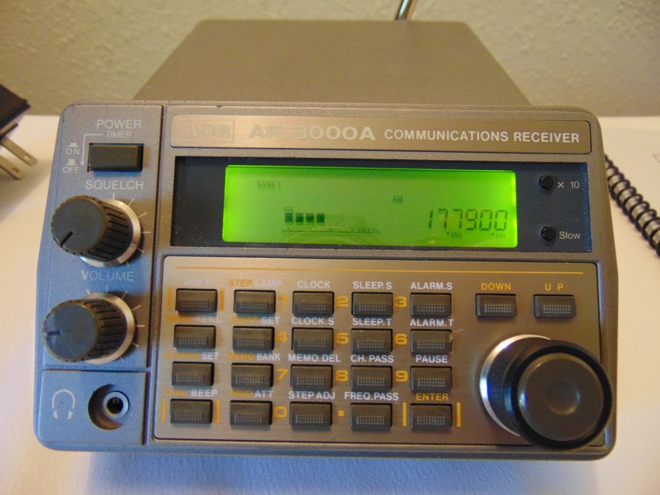 AOR AR3000A Communications Receiver - 100KHz to 2036MHz Wide Band Radio Receiver | eBay